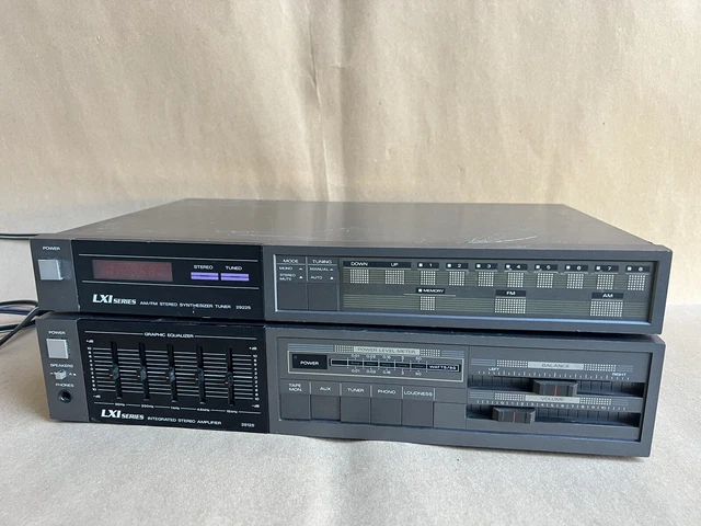 LXI SERIES AMPLIFIER with equalizer FM/AM Tuner stereo 29125 29225 $60. ...