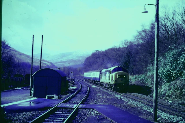 ORIGINAL 35MM COL/SLIDE Class 37 37408 Arrochar (1Y21 ) 25/3/1988 ...