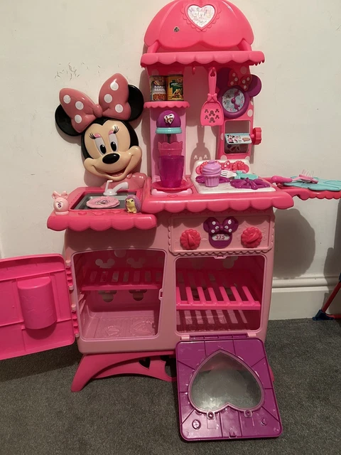 MINNIE MOUSE KITCHEN Cooking Toy Kids Playset Pretend Play Disney ...