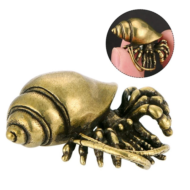 FIGURINE ANIMAL MINIATURE en cuivre ornement crabe d coration bureau laiton mas EUR 8,98 ...