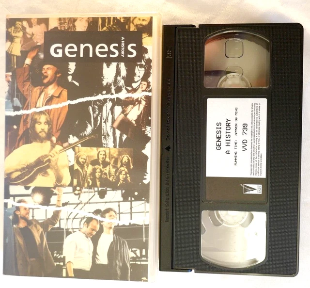 MUSIC VIDEO GENESIS 'A History' 1992 VHS Cassette Tape £4.99 - PicClick UK