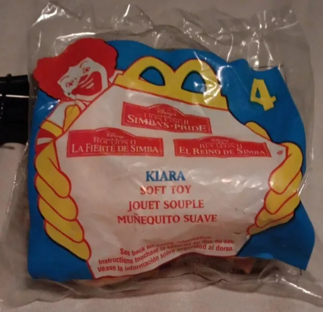 Mcdonalds Happy Meal Disneys Lion King Ii Simbas Pride 4 Kiara 1998 £6