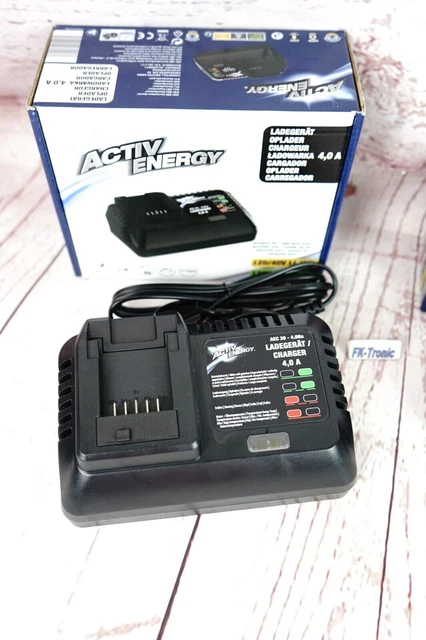 CHARGEUR DE BATTERIE FERREX ACTIVE ENERGY 4.0A-20v/40v Li-ION EUR 28,00 ...