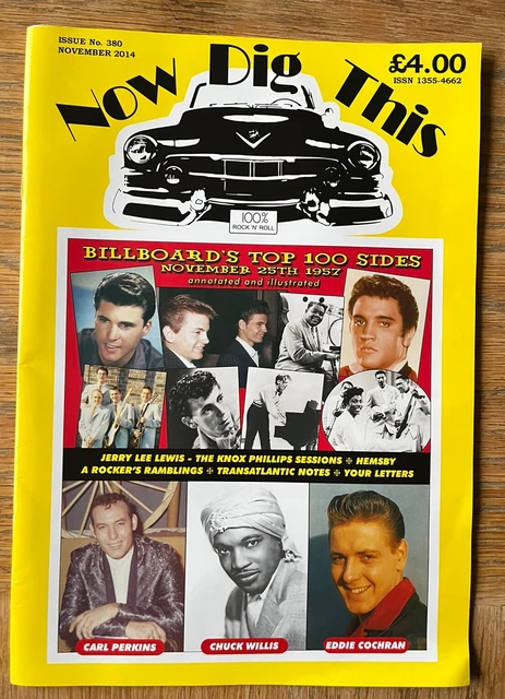 NOW DIG THIS Rock ‘N’ Roll Magazine No.380 Nov 2014 £4.50 - PicClick UK
