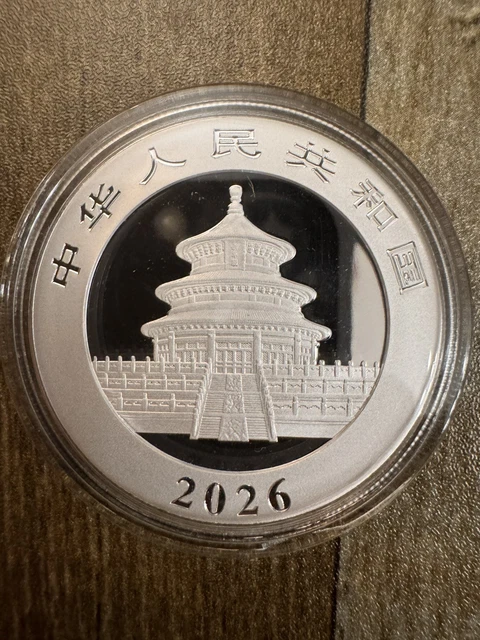 2026 CHINA 10 Yuan 30g 999 Fine Silver Panda Coin with Original Capsule ...