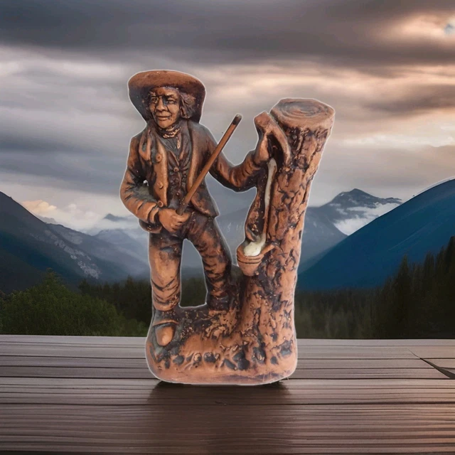 ANCIEN SANTON EN terre cuite signé francis lascour france EUR 22,00 ...