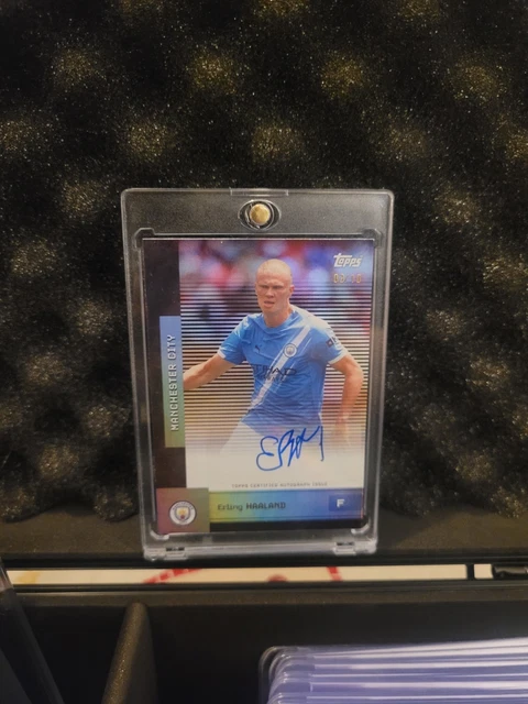 TOPPS MANCHESTER CITY 2025/2026 Erling Haaland Auto /10 £424.89 ...