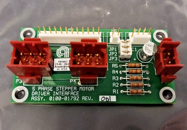 AMAT 5 PHASE Stepper Motor Driver Interface PCB Applied Materials 0100 ...