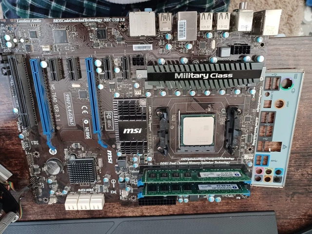 MSI MS-7640 990FXA-GD65 AMD AM3+ 990FX Motherboard & AMD FX-6350 CPU 3. ...