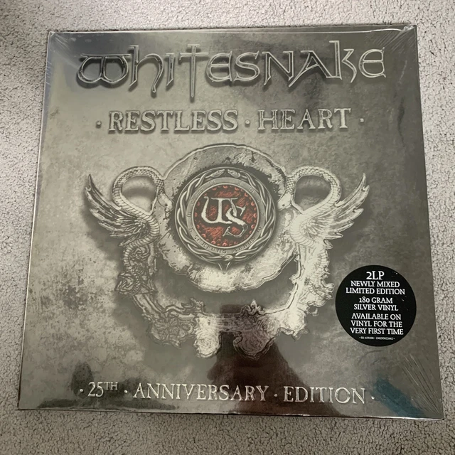 RESTLESS HEART 25TH Anniversary Silver Ed Whitesnake Vinyl Record New ...