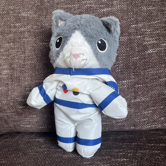 IKEA AFTONSPARV SOFT Toy Cuddly Plush Astronaut Cat Kitten Space Suit ...