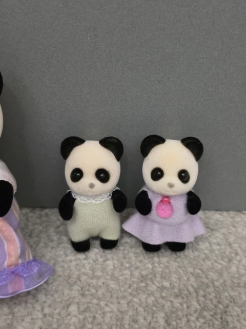 SYLVANIAN FAMILIES POOKIE Panda Bear Family £17.22 - PicClick UK