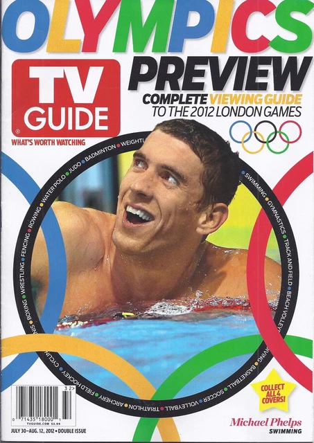 TV GUIDE MAGAZINE Olympics Preview Sasha Alexander Gabriel Macht JWoww ...