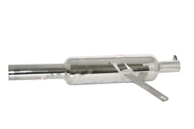 FITS ROYAL ENFIELD 350 Old Model Exhaust Silencer Small Chrome Plated ...