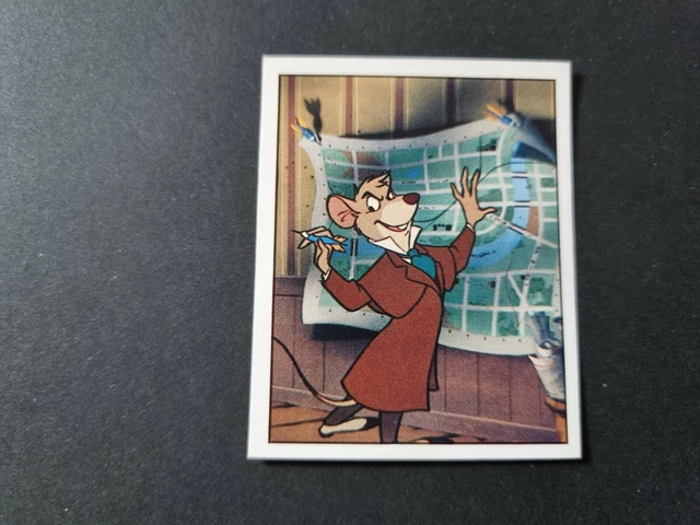 DISNEY BASIL THE Great Mouse Detective panini 1986 number 95 $2.32 ...
