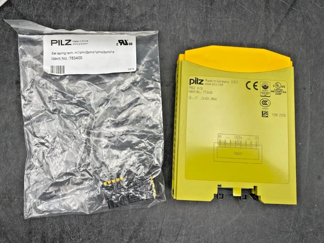 PILZ PNOZ MI1P 773400 24VDC/8mA SAFETY RELAY EUR 159,90 - PicClick FR