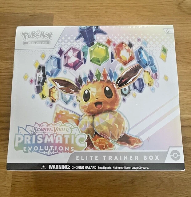 PRISMATIC EVOLUTIONS POKÉMON TCG Elite Trainer Box ETB | Sealed | In ...
