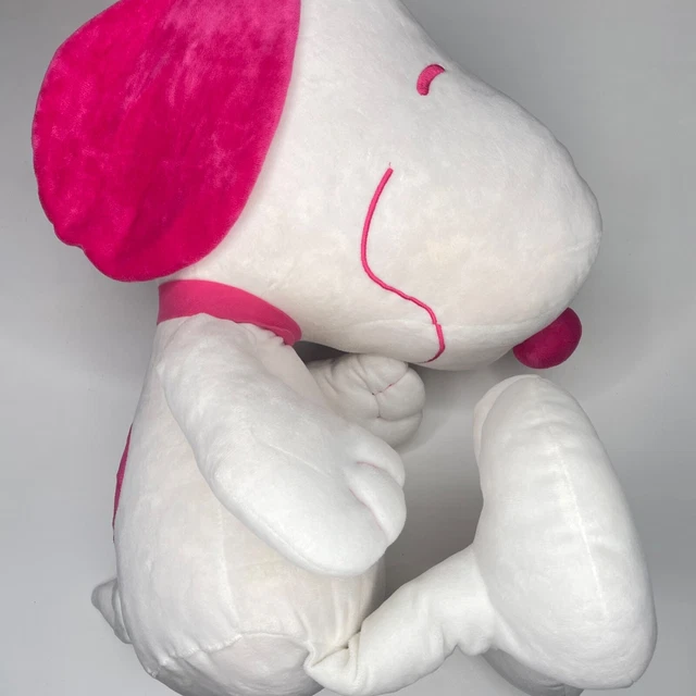 PEANUTS SNOOPY PINK Jumbo Sized [60cm/25"] Plush Soft Toy (Play-By-Play ...