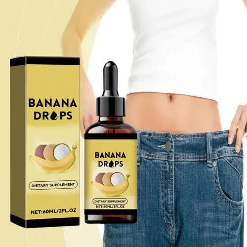 BANANA DROPS SUPPLEMENT Extract Liquid - 2oz / 60ml Banana Drops All ...