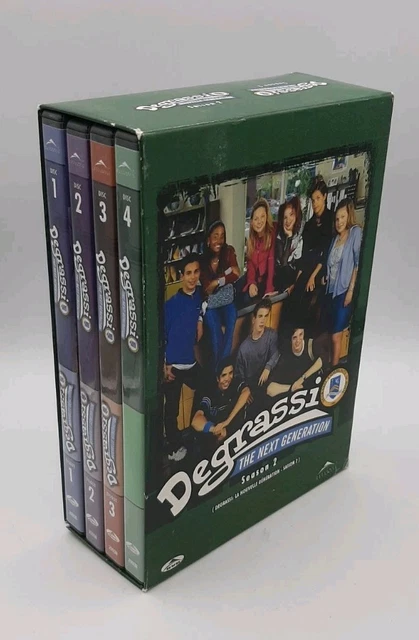 DEGRASSI: THE NEXT Generation - Complete Season 2 3 and 4 DVD Disc Set ...