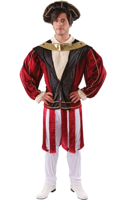 Mens King Henry Viii 8th Costume Medieval Renaissance Festival Royal