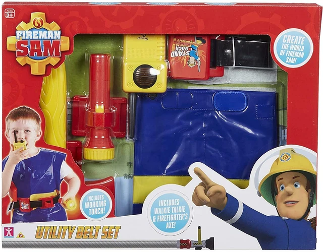 NEUF FIREMAN SAM Utilitaire Ceinture Robe Déguisement Set EUR 45,14 ...