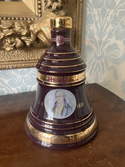 WADE BELL'S GREAT Scottish Inventors James Watt L/E Empty Decanter Xmas ...