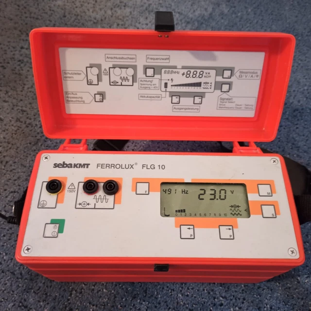 FERROLUX SEBAKMT FLG 10, FS 10, FLE 10, Megger Kabelsuchgerät Leitungsortung EUR 1.500,00 ...
