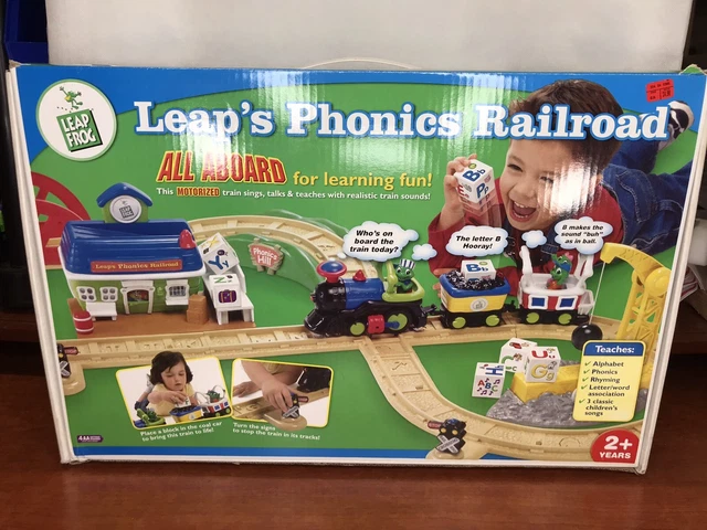 LEAPFROG LEAP’S PHONICS Railroad Train Set Alphabet Educational ...
