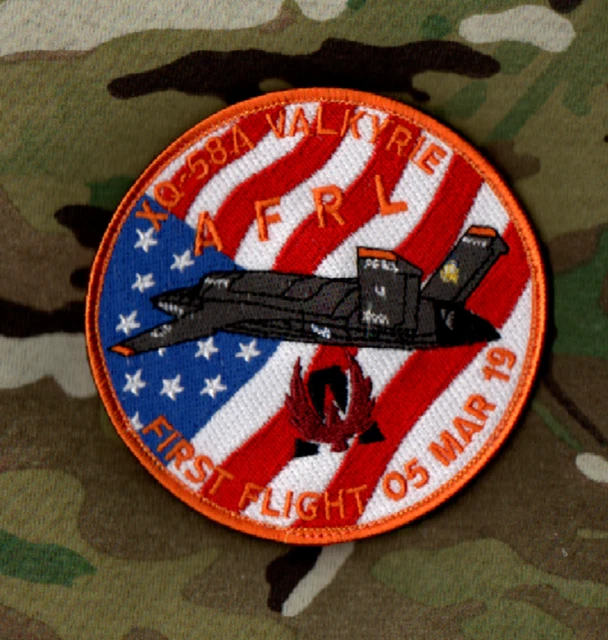 USAF LCAAT LCASD XQ-58A VALKYRIE FIRST FLIGHT 3/5/2019 AFRL velkrö OCP ...