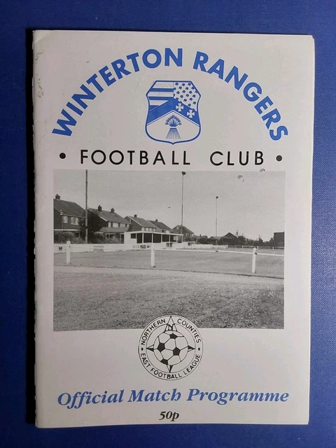 WINTERTON RANGERS V Louth United 13th April 1996 Vgc £1.17 - PicClick UK