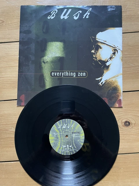 BUSH - EVERYTHING Zen 12" Vinyl DEBUT Single (1995) £7.00 - PicClick UK