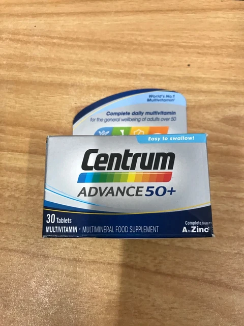 CENTRUM ADVANCE 50+ Multivitamin (30 Tablets) £11.00 - PicClick UK