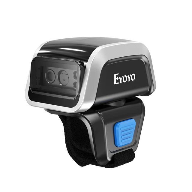 EYOYO MINI WIRELESS Wearable Finger Ring 1D 2D QR Code Bluetooth ...