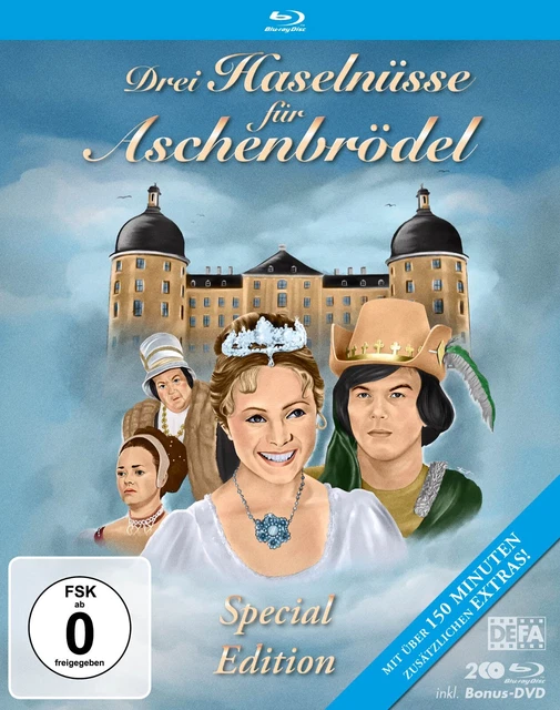DREI HASELNÜSSE FÜR Aschenbrödel - Special Edition mit Bonus-DVD [Blu-ray] EUR 17,90 - PicClick IT