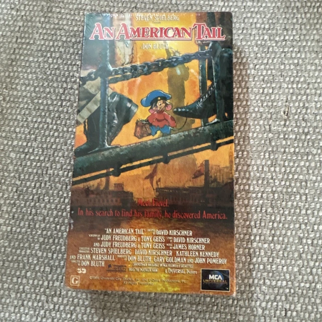 NEW! AN AMERICAN Tail Brand New Sealed VHS Tape 1986 Steven Spielberg £ ...