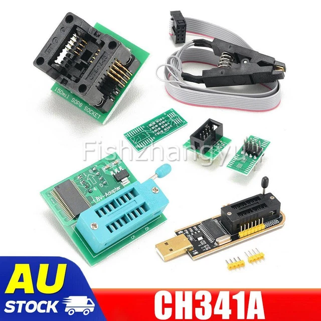 Ch341a 24 25 Series Eeprom Flash Bios Usb Programmer Soic8 Chip Ic