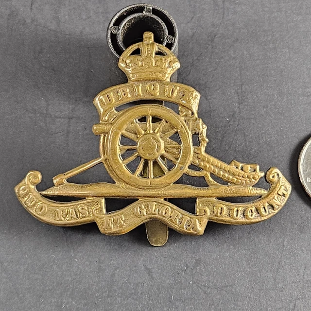 WW2 ROYAL CANADIAN Military Artillery Badge Insignia Vintage ...