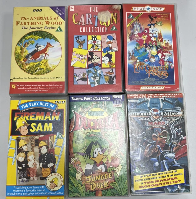 CHILDRENS CARTOON COLLECTION VHS Video Cassettes - Genuine Vintage VHS ...