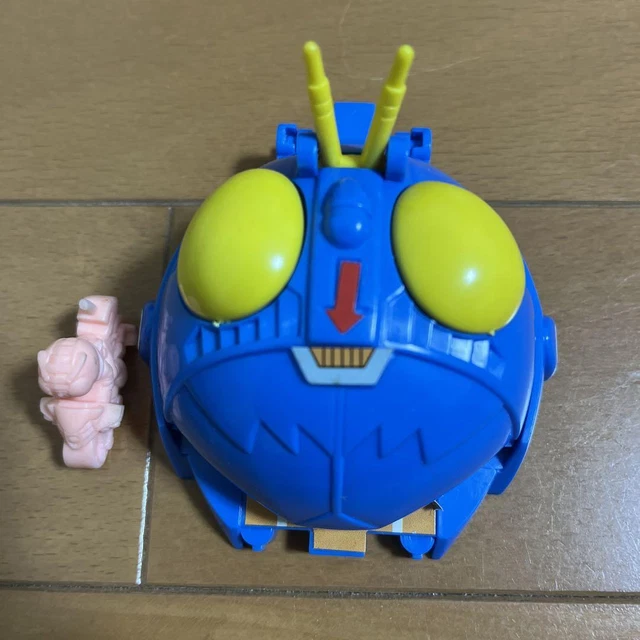 KAMEN RIDER V3 Shokugan Mighty Base rara senza scatola personaggi anime ...