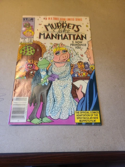 THE MUPPETS TAKE MANHATTAN #3 STAR MARVEL COMICS NEWSSTAND 1985 jan £2.41 - PicClick UK