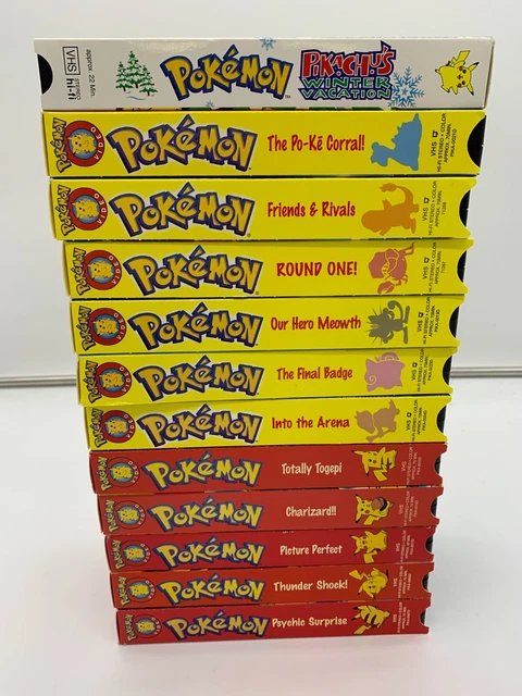 POKEMON 12 VHS Lot! All used but in very good condition Pokemon ...