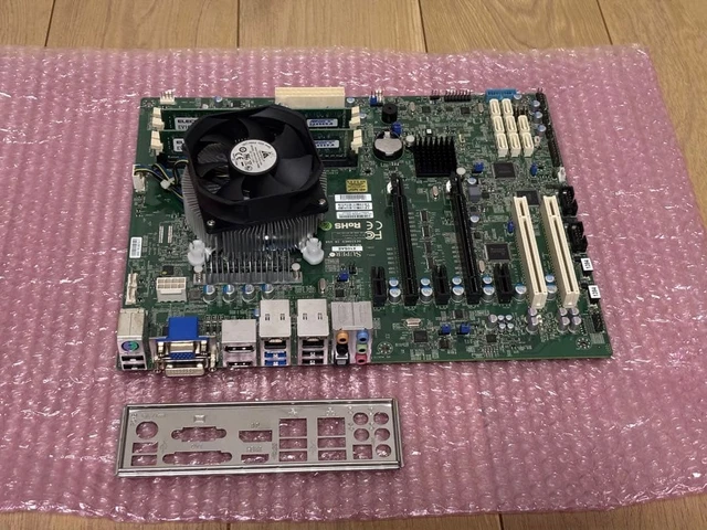 SUPERMICRO X10SAE MOTHERBOARD i5-4570S 16GB RAM Industrial PC Parts ...