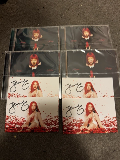 BLACKPINK JENNIE RUBY 1st Studio Album Jewel Case CD w/ SIGNED Art Card $110.00 - PicClick AU