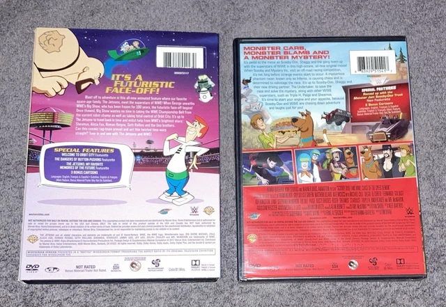 Wwe Scooby Doo Jetsons Dvd Robo Wrestlemania Curse Speed Demon Monster