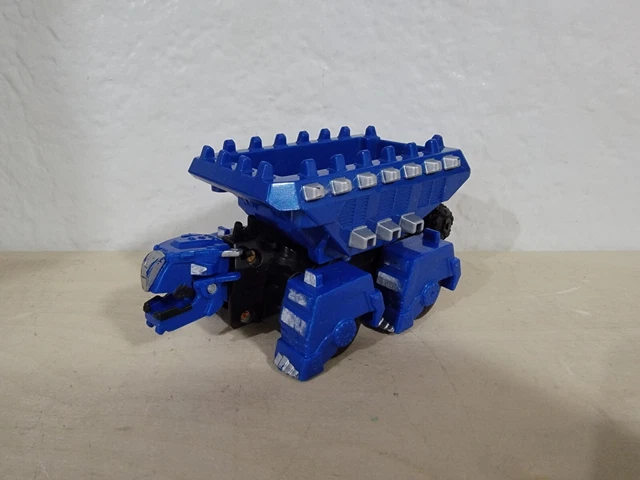 MATTEL DREAMWORKS DINOTRUX Ton-Ton Blue Dinosaur Vehicle Dump Truck Toy ...