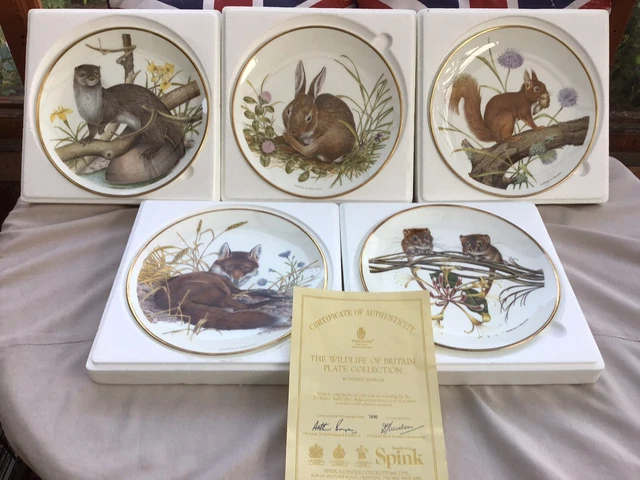 WEDGWOOD “THE WILDLIFE Of Britain” Limited Edition Plates by Patrick ...