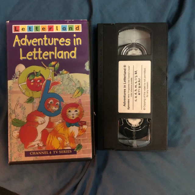 RARE - ADVENTURES In Letterland VHS VIDEO £19.98 - PicClick UK