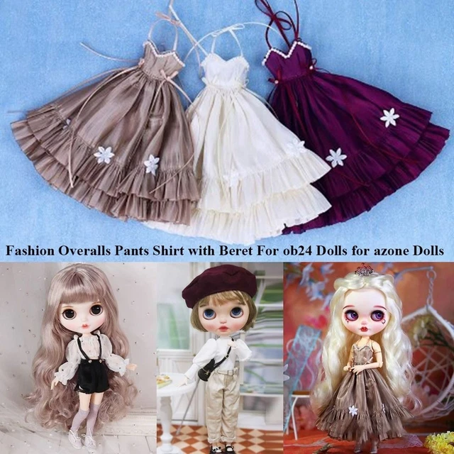 FASHION DOLL OVERALLS Pants for azone ob24 Dolls For blythe Dolls $25. ...