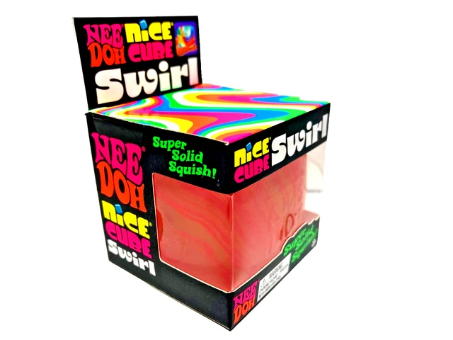 NEEDOH NICE CUBE Swirl Super Solid Squish (Orange) £15.43 - PicClick UK